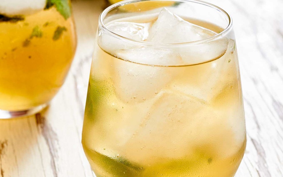 Basil Kentucky Mule - I bake he shoots